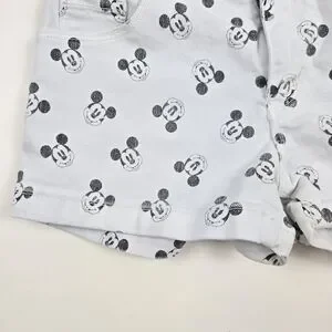 Zara | Bottoms | Zara X Disney Girls 112y Light Grey Mickey Mouse Denim ...